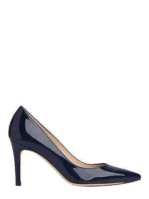 LK BENNETT Floret Leather Courts Blu-navy