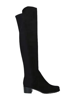 STUART WEITZMAN Reserve Suede Over-the-knee Boots - Black