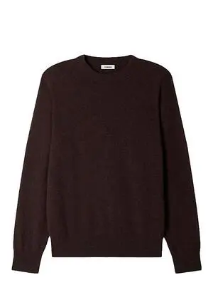 Sandro Long-sleeve Cashmere Jumper - Chocolate