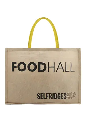 SELFRIDGES SELECTION Selfridges Selection Logo-Print Reusable Bag
