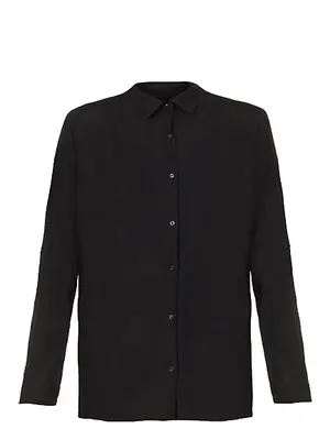 Seafolly Classic Cotton Beach Shirt - Black