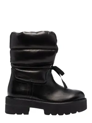 STUART WEITZMAN Quilted Panelled Boots - Black