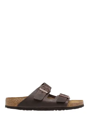 BIRKENSTOCK Arizona Leather Sandals - Brown