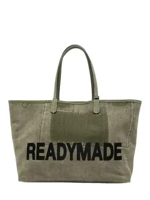 Readymade Military Canvas Tote Bag - Green