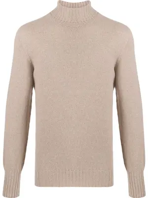 DRUMOHR Turtleneck Jumper - Brown