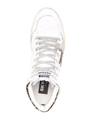 GOLDEN GOOSE High-top Leather Sneakers - White