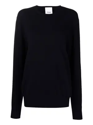 ALLUDE Fine-knit Cashmere Jumper - Blue