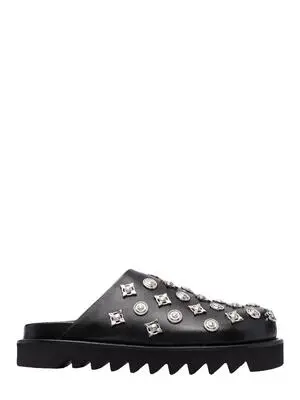 TOGA Toga Pulla Embellished Leather Mules