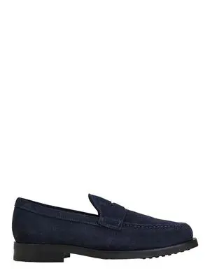 TOD'S Suede Loafers Blue