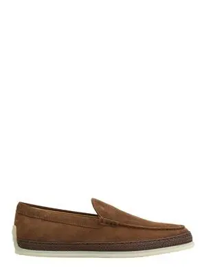 TOD'S Suede Slip-ons - Brown