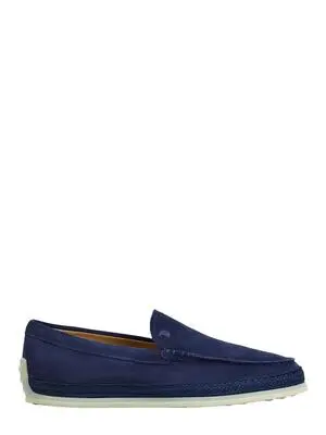 TOD'S Suede Slip-ons - Blue