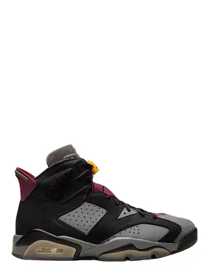 JORDAN Air 6 Retro Bordeaux Sneakers - Black