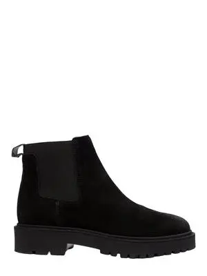 Hogan Panelled Chelsea Ankle Boots - Black
