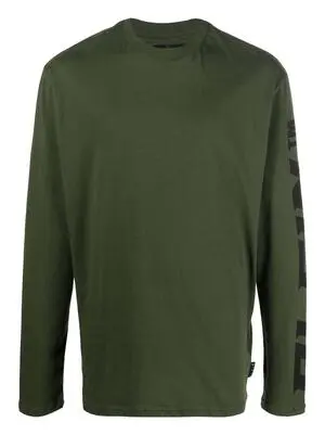 PHILIPP PLEIN Logo-print Long-sleeved T-shirt