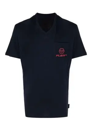 Philipp Plein Logo-print Short-sleeve T-shirt - Blue