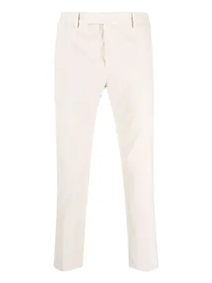 PT TORINO Cropped Chino Trousers - Neutrals