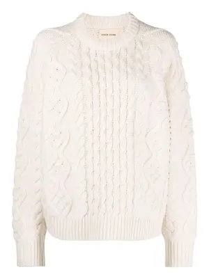 LOULOU DE SAISON Cable Knit Jumper