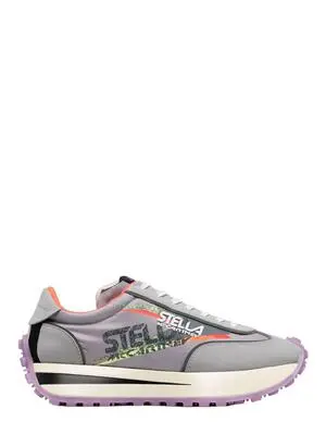 Stella McCartney Logo Print Low Top Sneakers - Grey