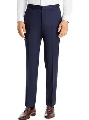 BOSS Genius Slim-fit Trousers - Dark Blue