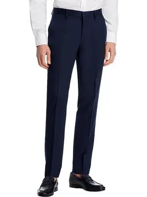 BOSS Genius Slim-Fit Trousers Open Blue