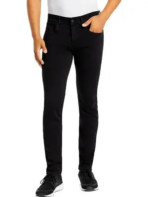 7 For All Mankind Luxe Performance Plus Slimmy Tapered Slim Fit Jeans - Black