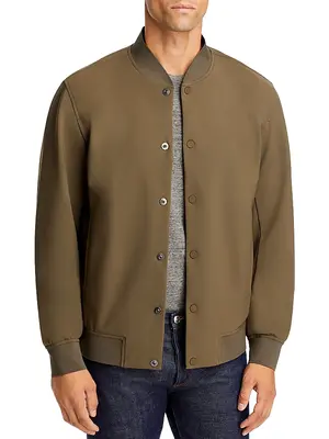 Theory Murphy Bomber Jacket Dark Moss