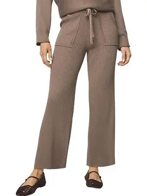 Splendid Georgie Ribbed Drawstring Pants Cedar Brown