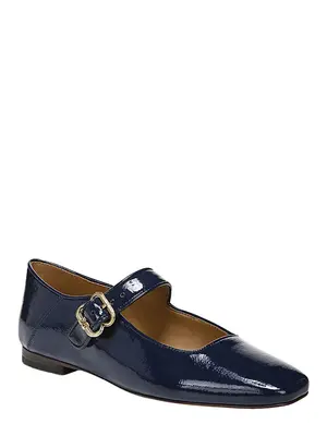 Sam Edelman Michaela Buckled Flats Navy