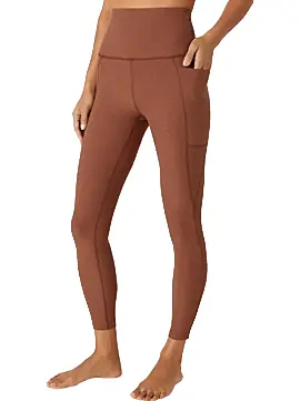 Beyond Yoga Spacedye Out Of Pocket High Waisted Midi Legging Copper Hea