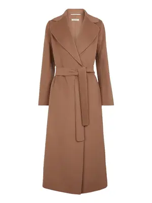 Max Mara S Max Mara Poldo Wool Coat Brown