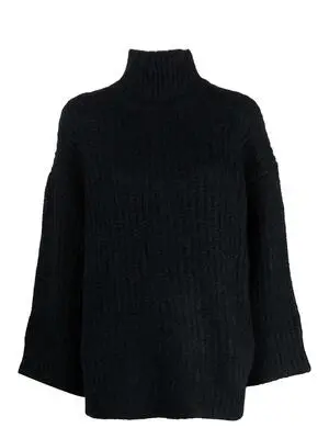 A.p.c. Roll-neck Knit Jumper - Black