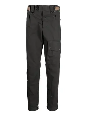 N.peal Straight Leg Combat Trousers - Grey
