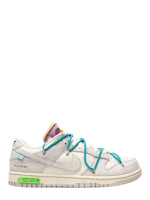 Nike X Off White Dunk Low Lot 36 Sneakers - Neutrals