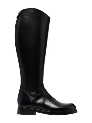 ALBERTO FASCIANI Camil Leather Boots - Black