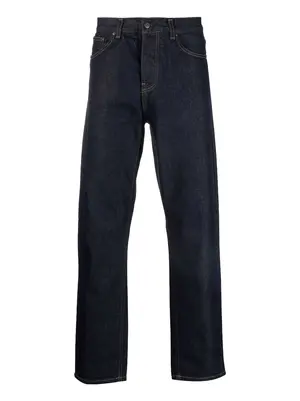 Carhartt Work In Progress Mid-rise Straight-leg Jeans - Blue