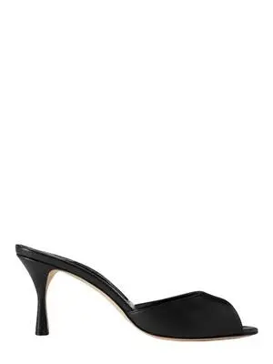 MANOLO BLAHNIK Jada Leather Mules