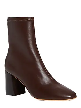 LOEFFLER RANDALL Loeffler Randall Elise Block Heel Booties Chocolate