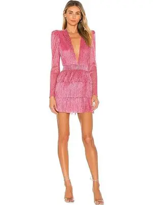 SABINA MUSAYEV X Carry Mini Dress - Hot Pink