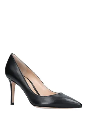 GIANVITO ROSSI Gianvito 85 Leather Pumps Black
