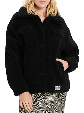 UGG UGG Frankie Sherpa Trucker Jacket Black