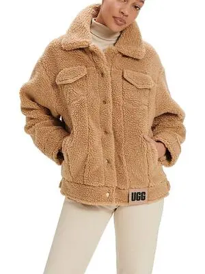 UGG Frankie Sherpa Trucker Jacket - Camel
