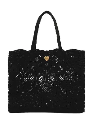 DOLCE & GABBANA Dolce & Gabbana Large Cordonetto Lace Beatrice Bag