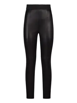 Dolce & Gabbana Leather Pants - Black
