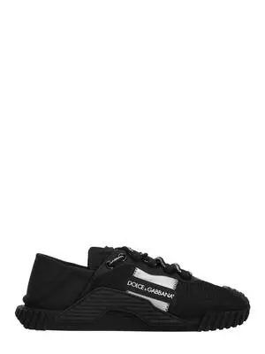 Dolce & Gabbana Spandex Fabric Ns1 Sneakers - Black