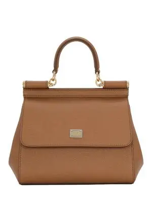 Dolce & Gabbana Small Sicily Bag - Brown