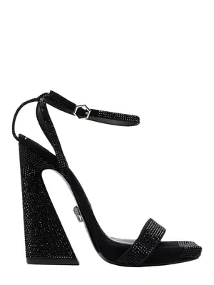 Philipp Plein Strass-embellished Sandals - Black