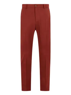 Dolce & Gabbana Slim-cut Trousers - Red