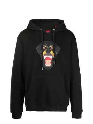 MOSTLY HEARD RARELY SEEN Rottweiler Graphic Hoodie - Black
