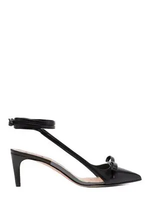 Red Valentino Sandie Wrap-ankle Pumps - Black