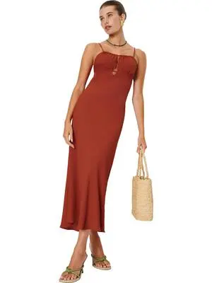 REFORMATION Zia Midi Dress